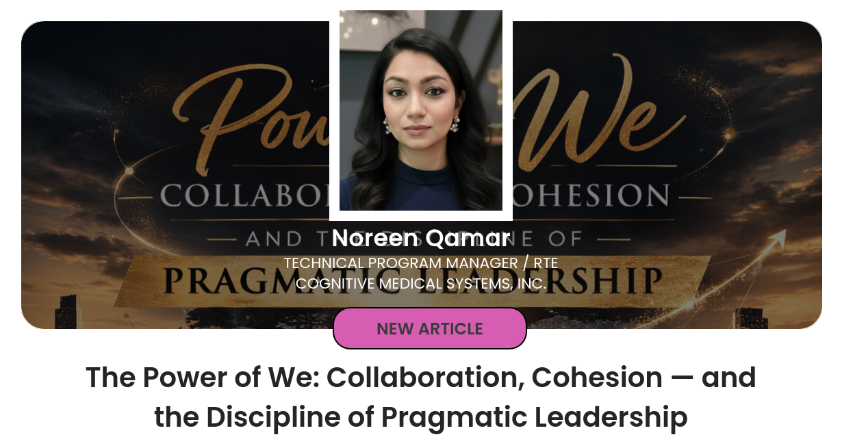 The Power of We: Collaboration, Cohesion — and the Discipline of ...