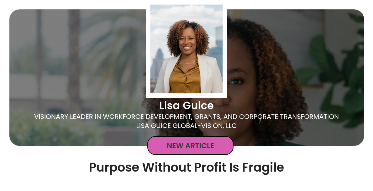 Purpose Without Profit Is Fragile