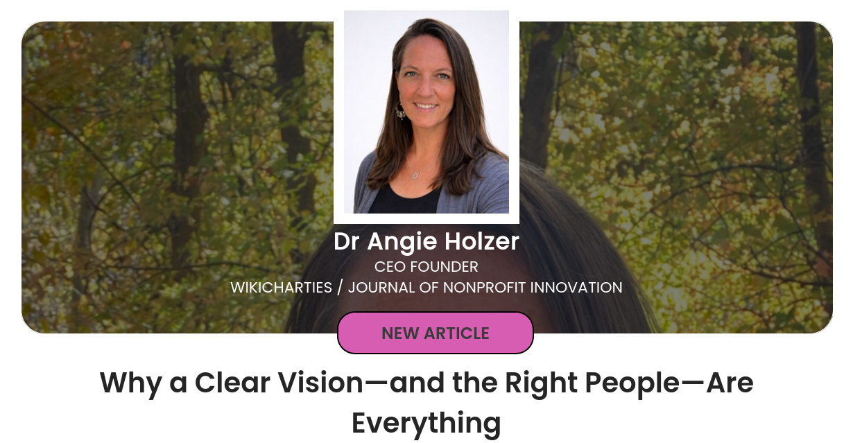 Why a Clear Vision—and the Right People—Are Everything