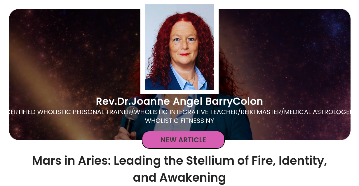 Mars in Aries: Leading the Stellium of Fire, Identity, and Awakening