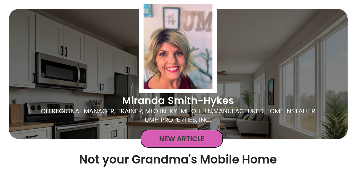 Not your Grandma's Mobile Home