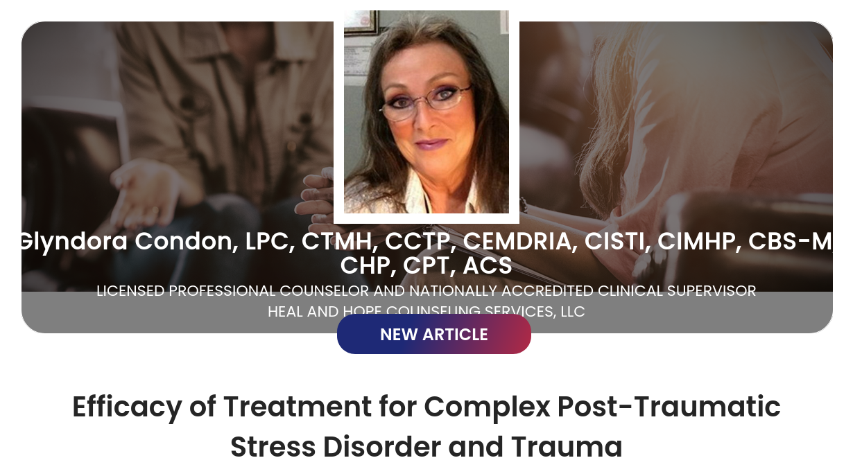 Efficacy of Treatment for Complex Post-Traumatic Stress Disorder and Trauma
